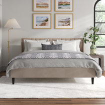 Dash Tufted Upholstered Low Profile Platform Bed Joss Main